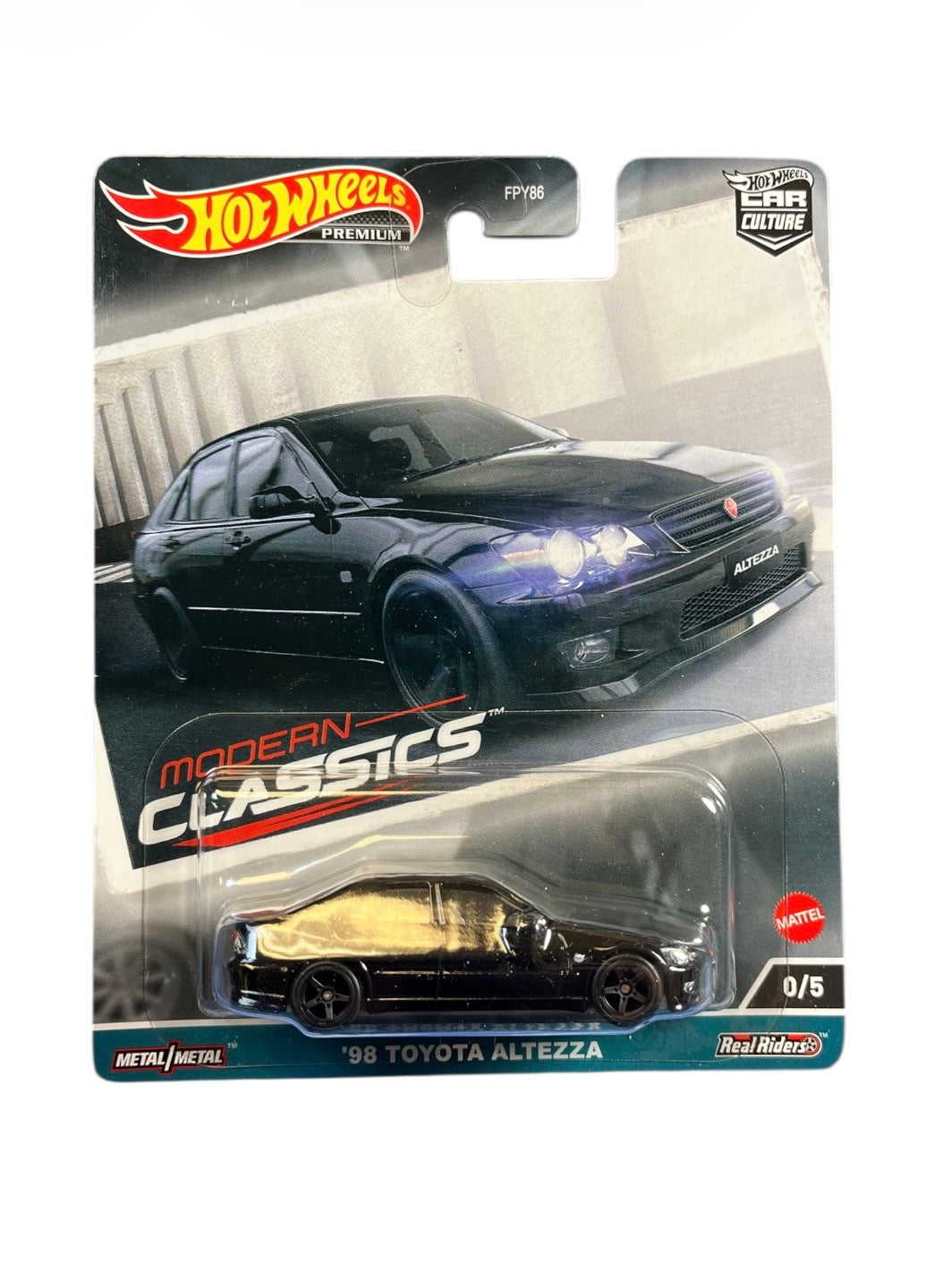 Hot Wheels Car Culture Modern Classics '98 Toyota Altezza Black Chase ...